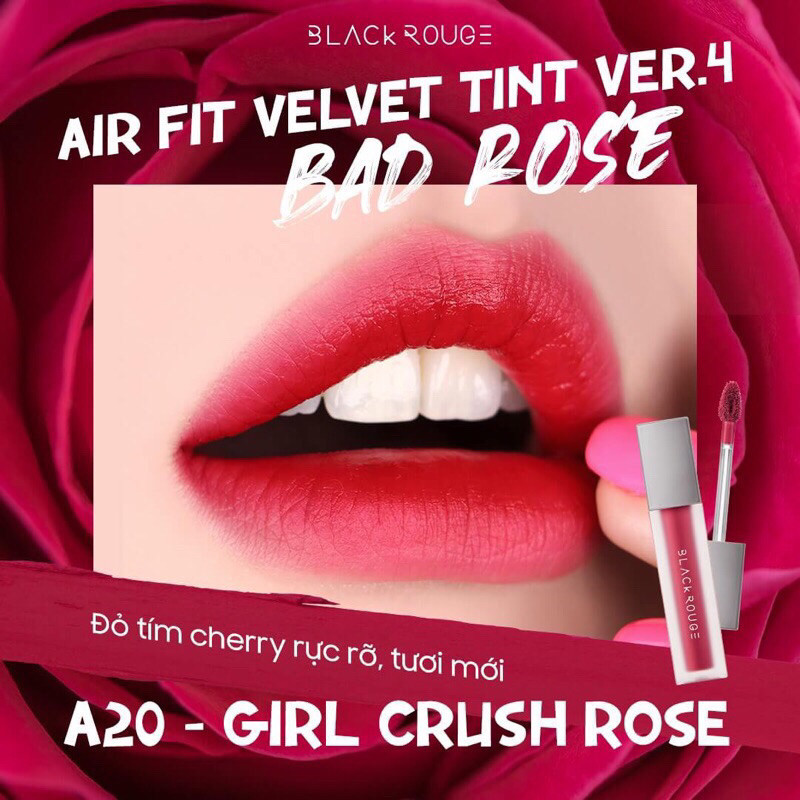 (Đọc Mô Tả) Son A20 Bad Rose Tone Đỏ Hồng Air Fit Tint | Shopee Việt Nam