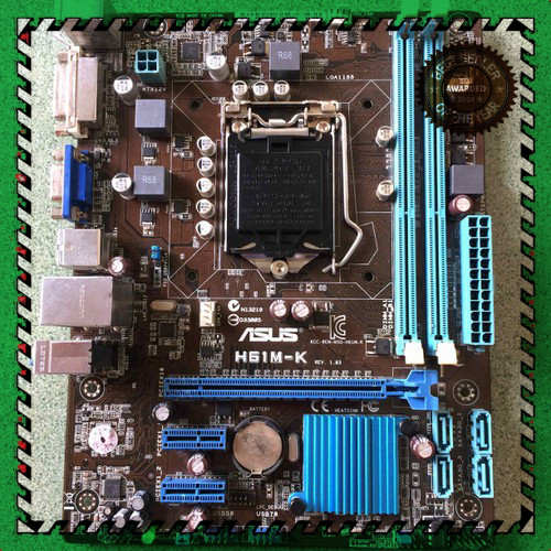 THANH LÝ ๑ Mainboard H61 Asus H61M-K socket 1155 LGA nguyên bản zin ...
