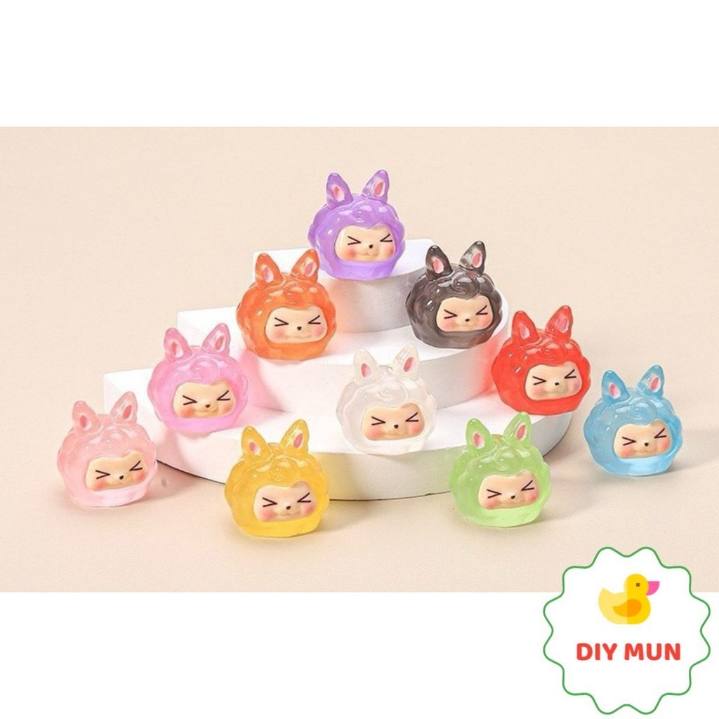 Mun DIY set 10 CHARM KIKI MINI PHÁT SÁNG - DẠ QUANG | Shopee Việt Nam