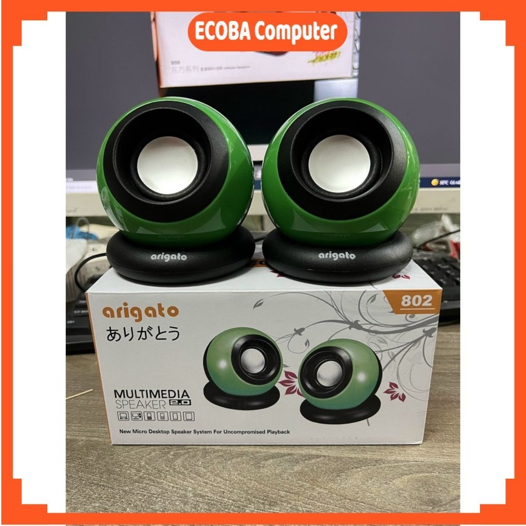 Loa vi tính Mini 2.0 arigato 802 803- Loa Vi Tính Cổng USB giao màu ...