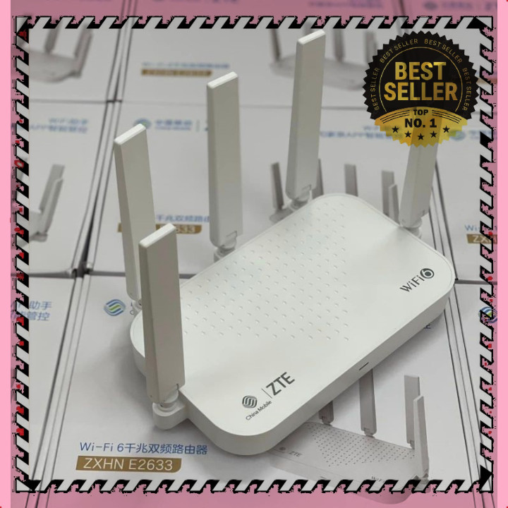 MANTOSIMPLE Tận Hưởng Kết Nối Mạng Mạnh Mẽ với Bộ Phát Router Wifi6 ZTE E2633 AX3000 Mbps ( Mới ...