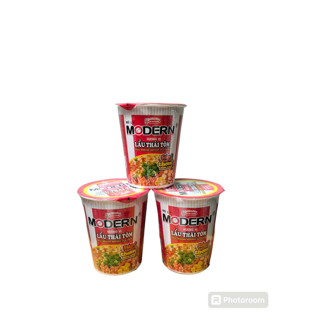 Thùng 12ly mì Modern hương vị Lẩu thái tôm 67gr | Shopee Việt Nam