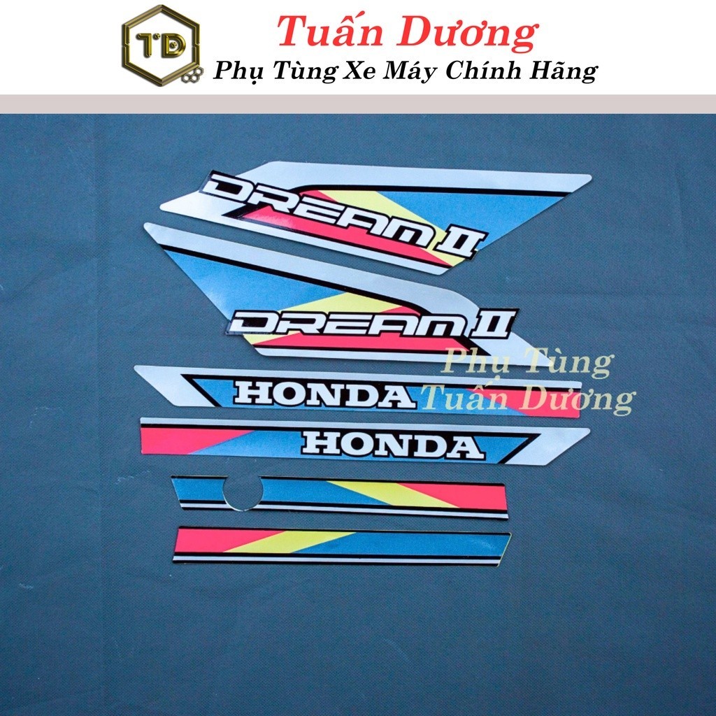 Tem Dream Thái Hồng TD Hàng 3 Lớp Dày Dặn [ Cao Cấp ] - Tem Dán Xe ...