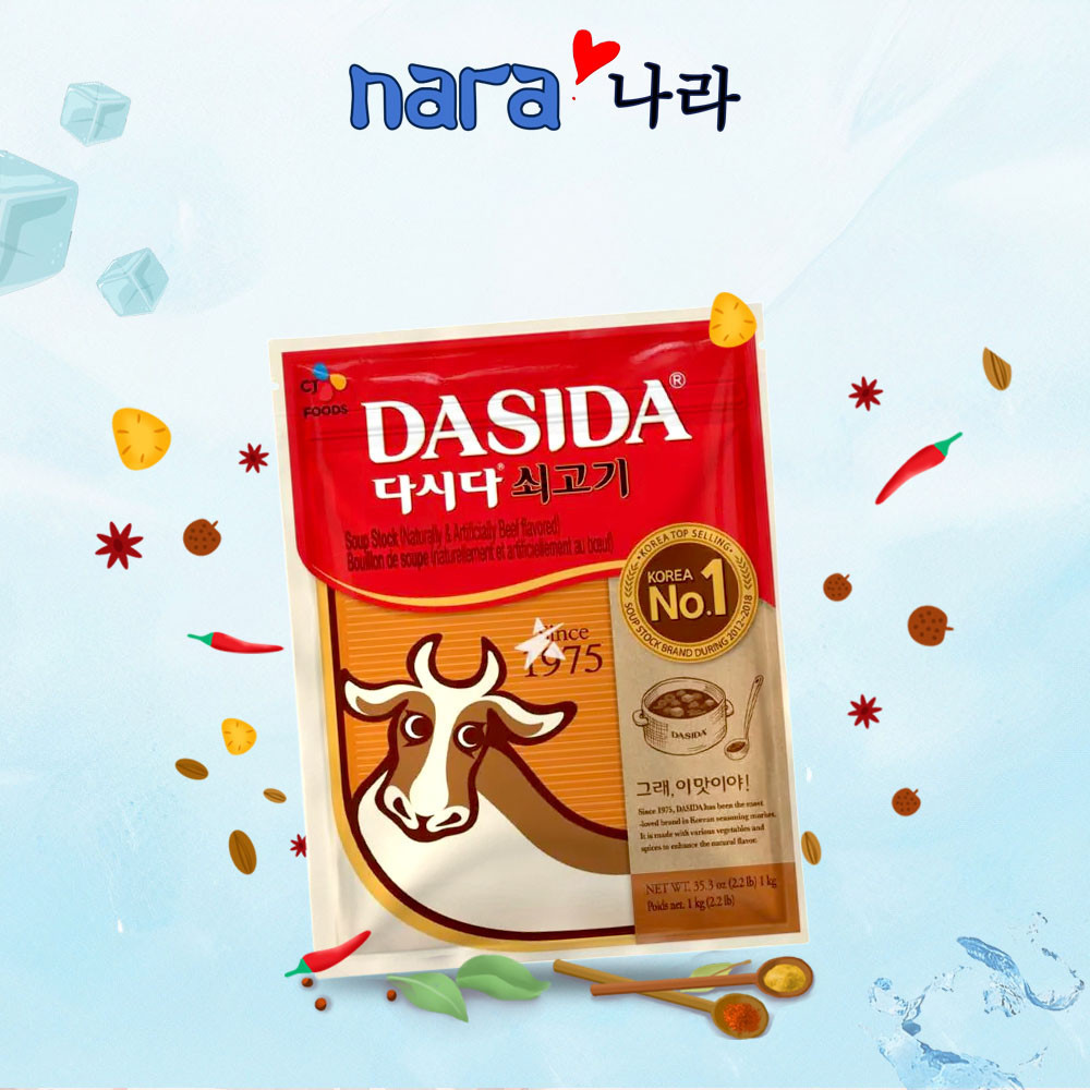 Hạt Nêm Bò Hàn Quốc Dasida CJ 1kg | Shopee Việt Nam