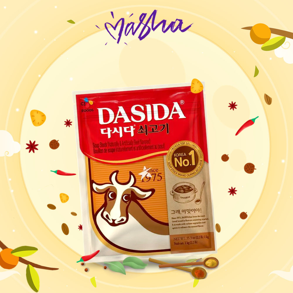 Hạt Nêm Bò Hàn Quốc Dasida CJ Gói 1kg | Shopee Việt Nam