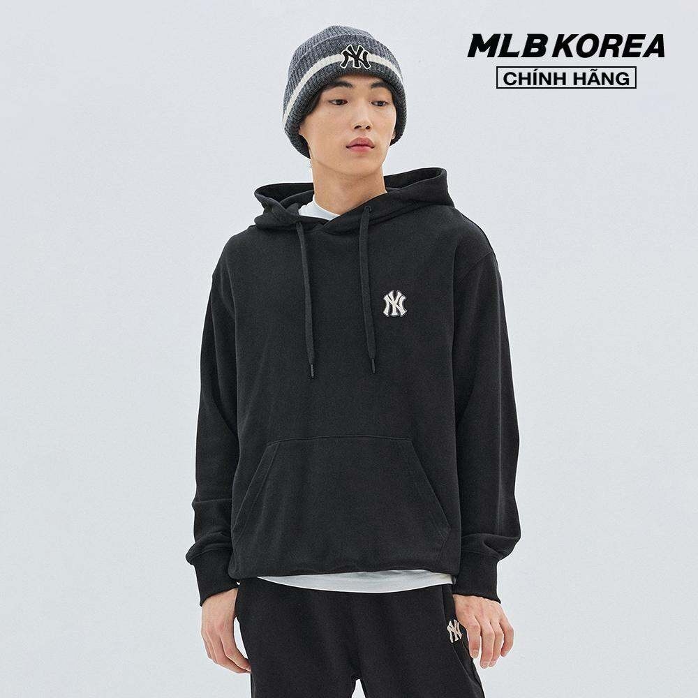 MLB - Áo hoodie unisex tay dài Cube Monogram Big Lux 3AHDM0334-50BKS ...