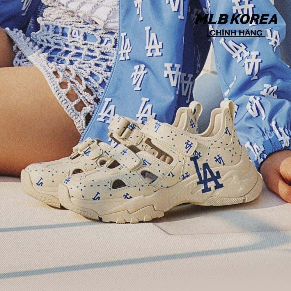MLB - Giày sandals unisex đế cao Big Ball Chunky Mask Diamond Monogram ...