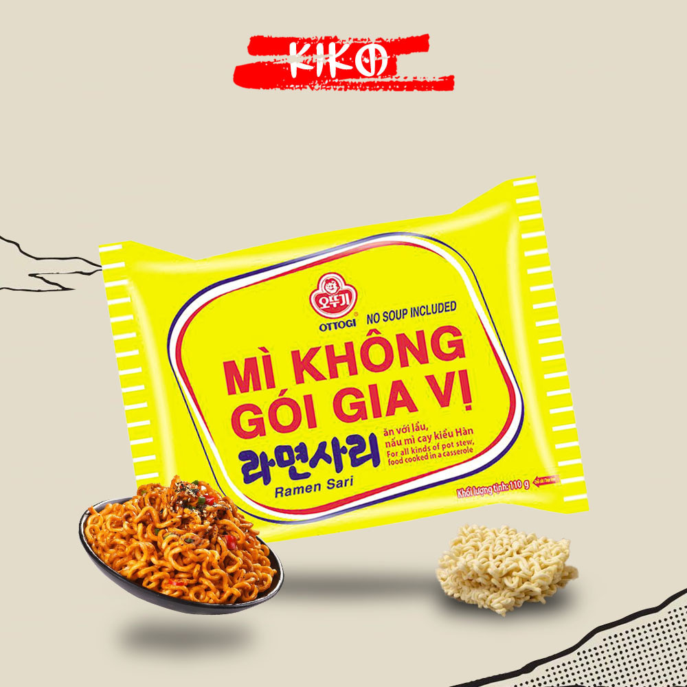 Mì Không Gia Vị Hàn Quốc Ottogi 110g | Shopee Việt Nam