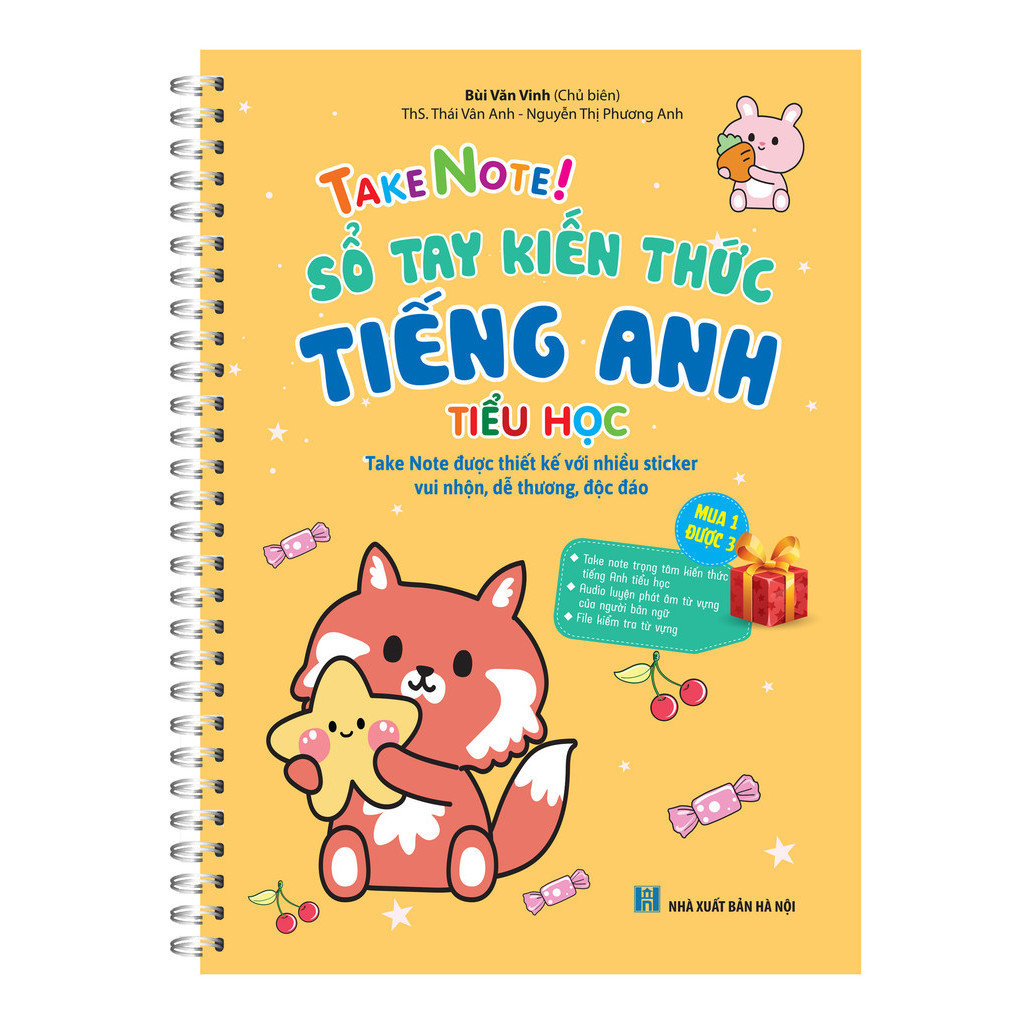 Sách - Take note! Sổ tay kiến thức Tiếng Anh tiểu học (có lò xo) bìa ...