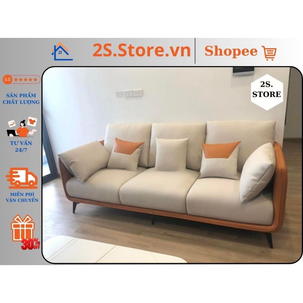 Sofa Băng Hiện Đại Nhỏ Gọn 1m6 ,1m8 ,2m.2m2. Được chọn kích thước và chất liệu . Free ship HN ...