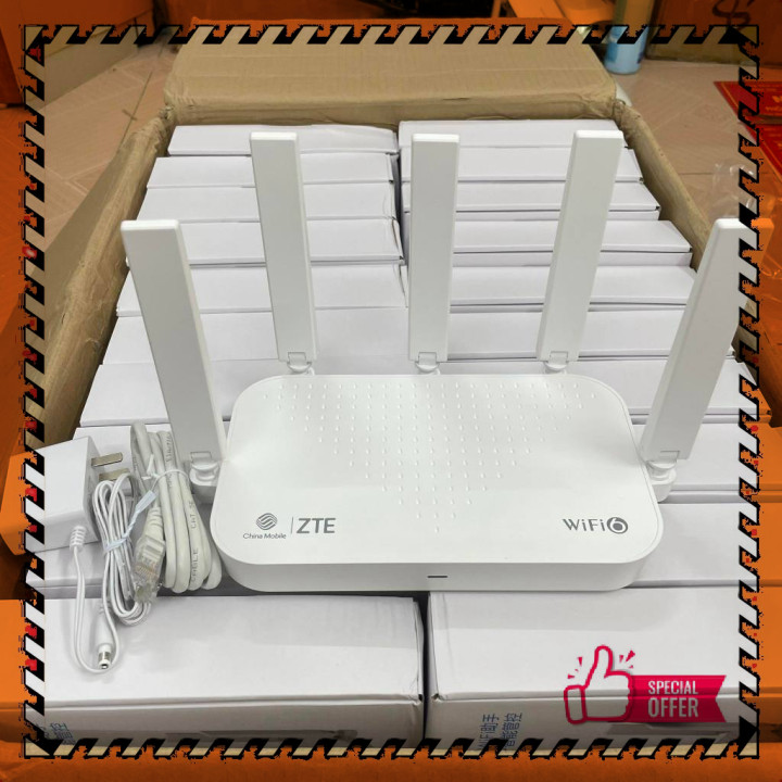 XẢ LỖ - Bộ Phát Router Wifi6 ZTE E2633 AX3000 Mbps ( Mới 100% Fullbox ) Công Nghệ WiFi 6 - 2.4G ...