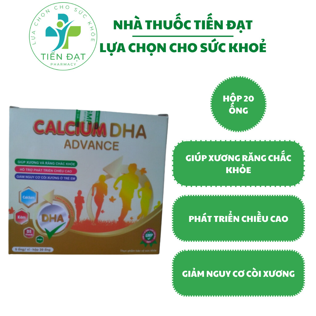 Siro canxi DHA ADVANCE - Xương răng chắc khoẻ - Hỗ trợ tăng chiều cao, giảm nguy cơ còi xương ...