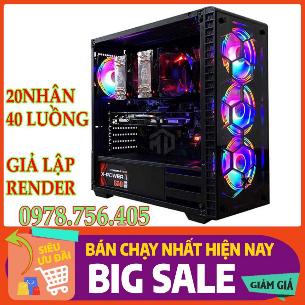 Thùng PC GAMING DUAL XEON Chuyên Giả Lập_ Nox _ LD Player _ Render | Shopee Việt Nam