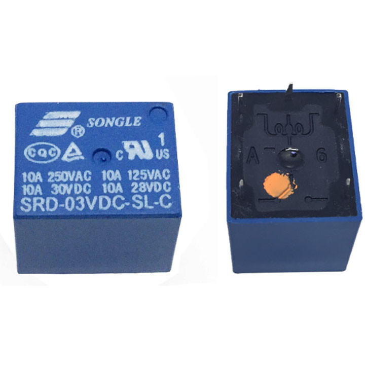 Relay 3V 10A 5 Chân SRD-03VDC-SL-C | Shopee Việt Nam