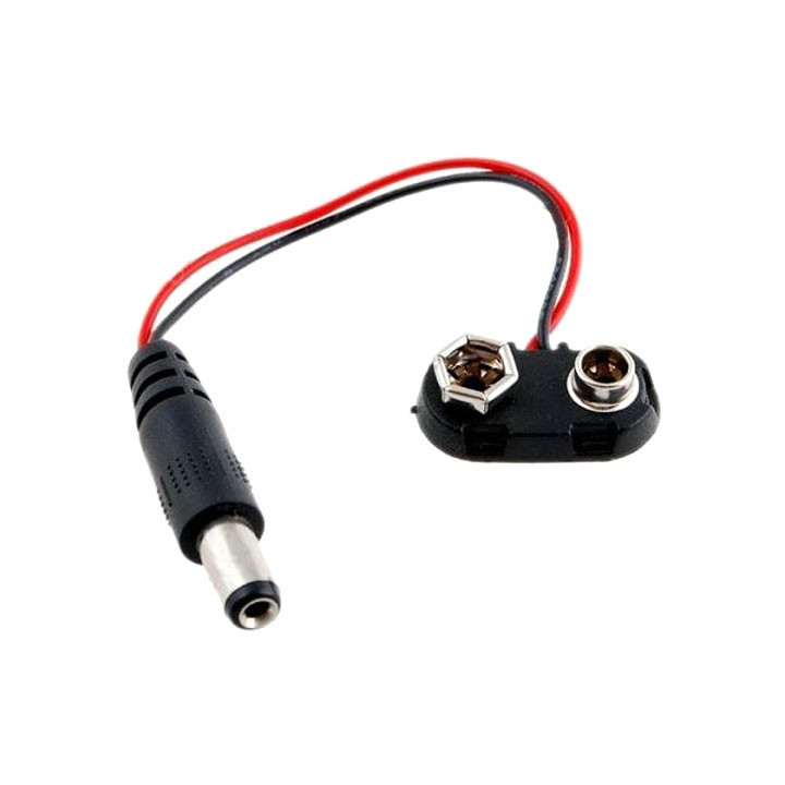 Dây Nguồn Pin 9V (Jack đế pin 9V và jack nguồn DC 5.5x2.1mm) | Shopee ...