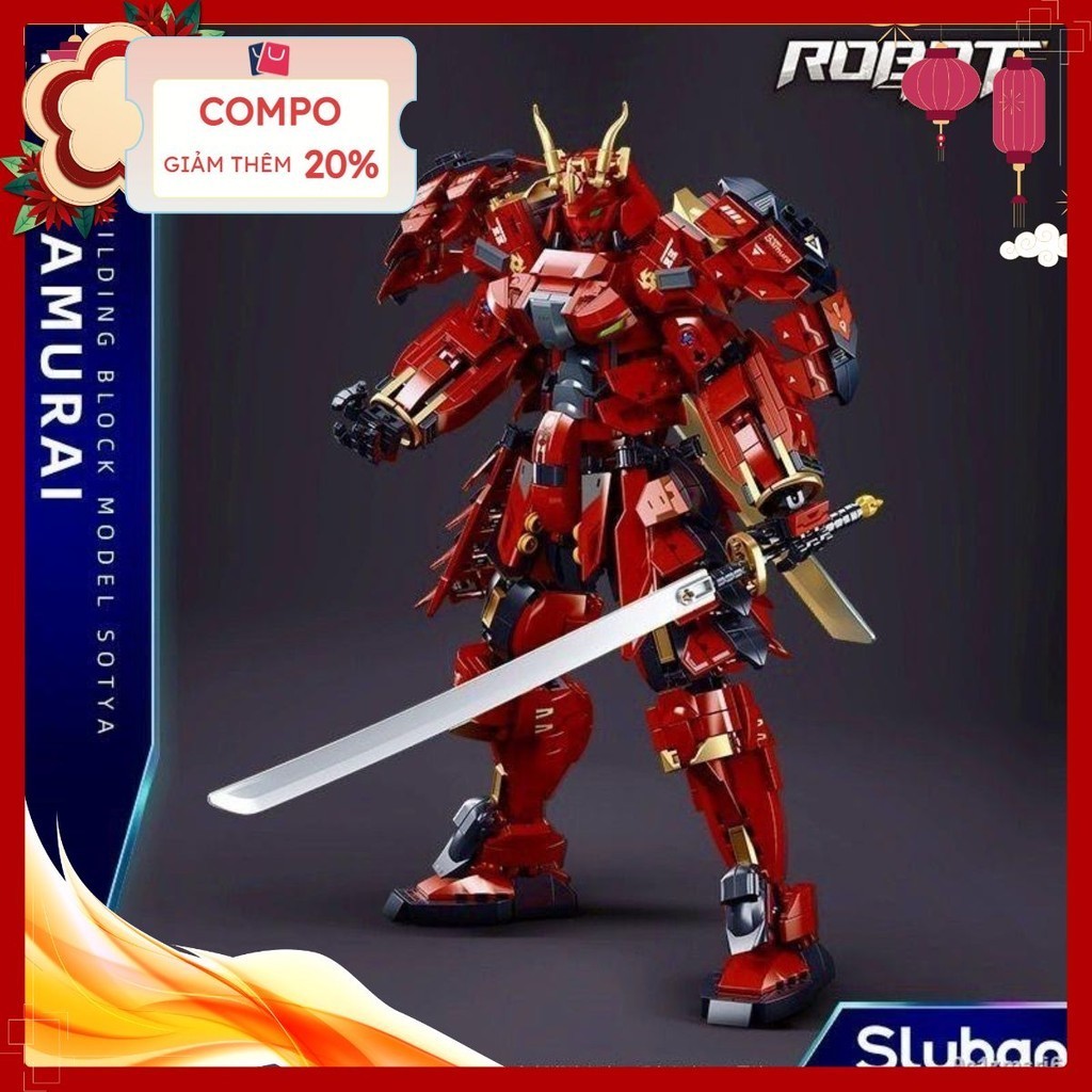 ( Sẵn Hàng ) Khối xây dựng Luban nhỏ Kai Samurai Tiger mô hình tương ...