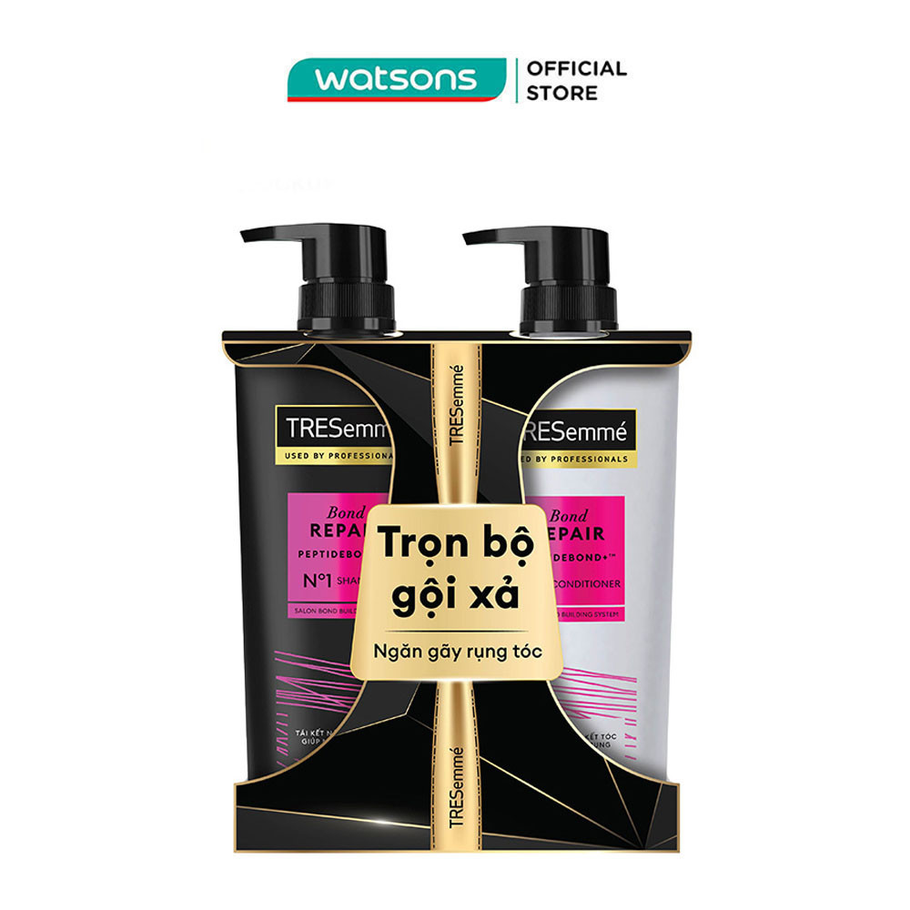 Combo Gội Xả Tresemmé Salon Rebond Dầu Gội 480g+ Dầu Xả 480g | Shopee Việt Nam