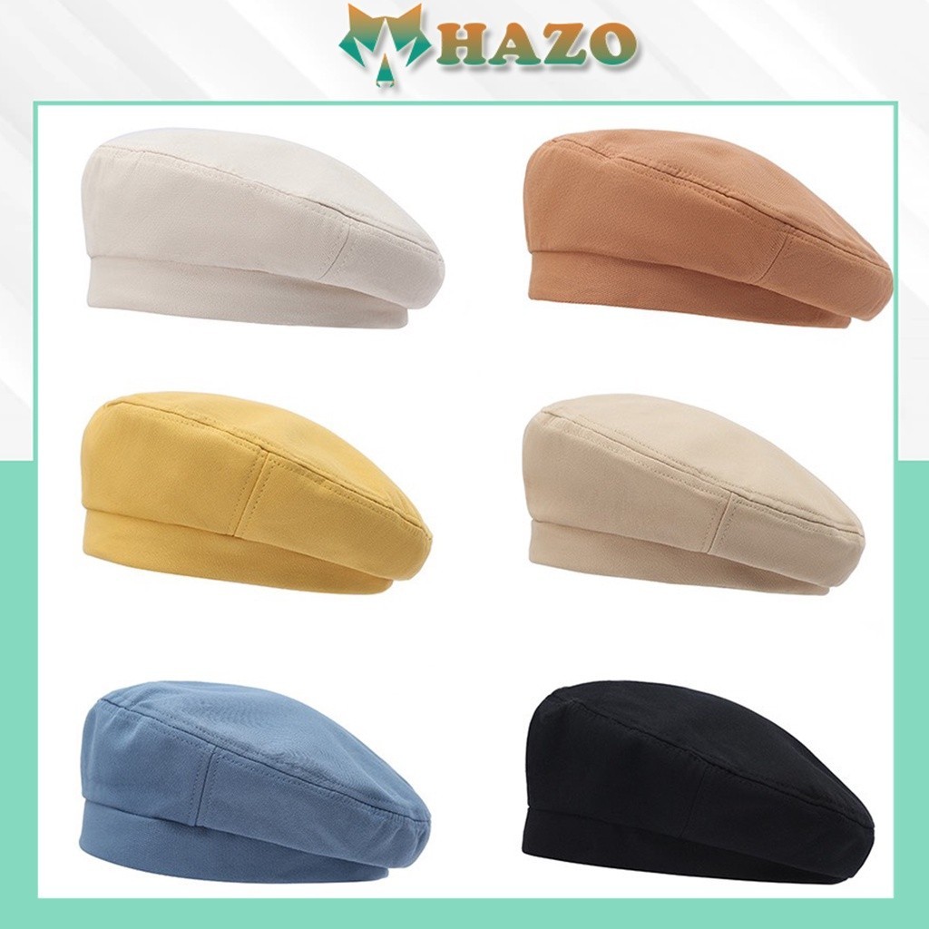 Mũ Nồi Nam Nữ Thời Trang Kiểu Trơn Beret Thủy Thủ Hàn Quốc Thu Đông Hot ...