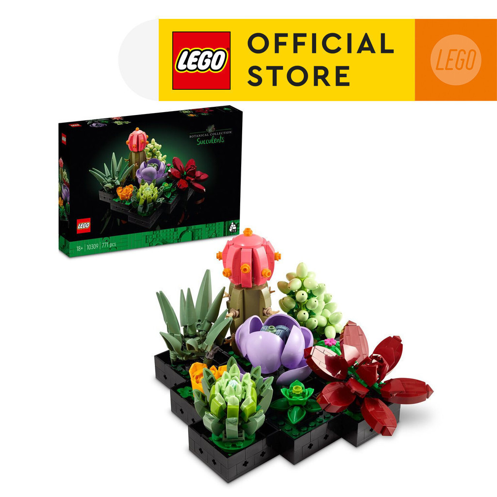 LEGO ICONS 10309 Đồ chơi lắp ráp Sen Đá LEGO (771 chi tiết) | Shopee ...