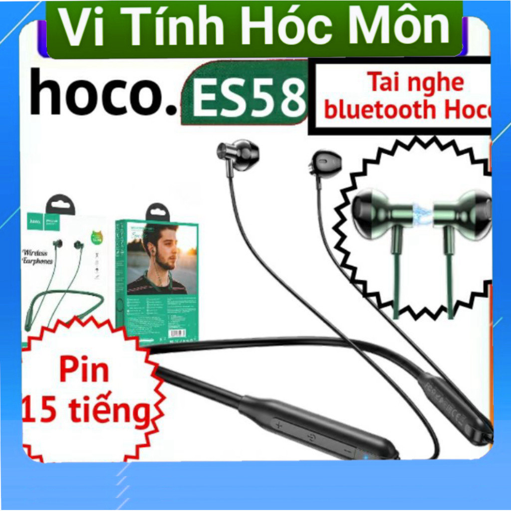 Tai nghe bluetooth Hoco ES58 pin trâu 15 tiếng phát đạt hóc môn ...
