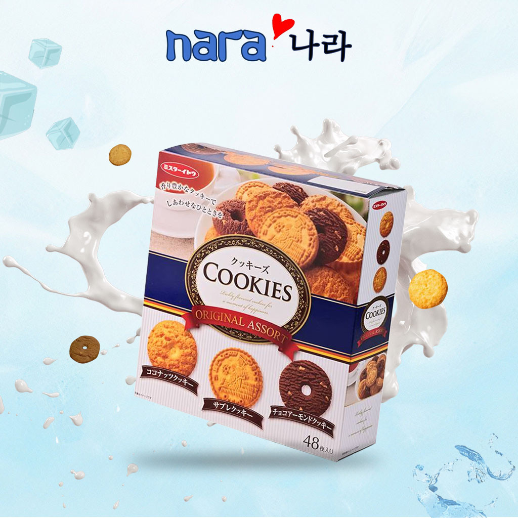 Bánh quy ITO Cookies Original Assort hộp 48 chiếc 528G ( mẫu mới ) | Shopee Việt Nam
