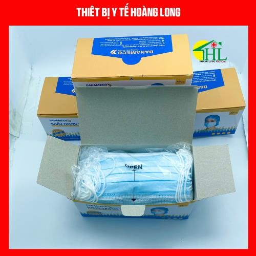 [1 HỘP] Khẩu Trang Y Tế Danameco 4 lớp - Kháng Khuẩn 99% - Hàng Chính Hãng ĐẢM BẢO CHẤT LƯỢNG ...