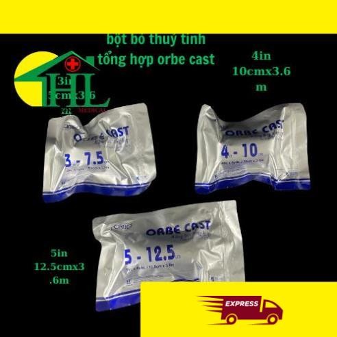Bột bó thuỷ tinh tổng hợp ORBE CAST , Băng bột bó thủy tinh cố định ...
