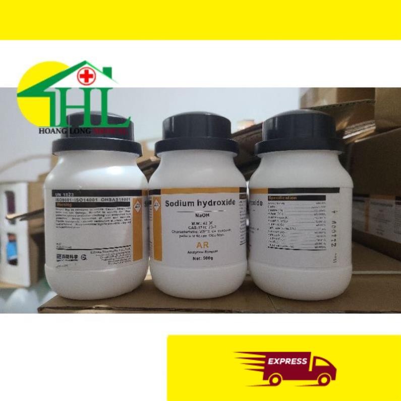 Hóa Chất: Sodium hydroxide NaOH 500g T.Quốc | Shopee Việt Nam