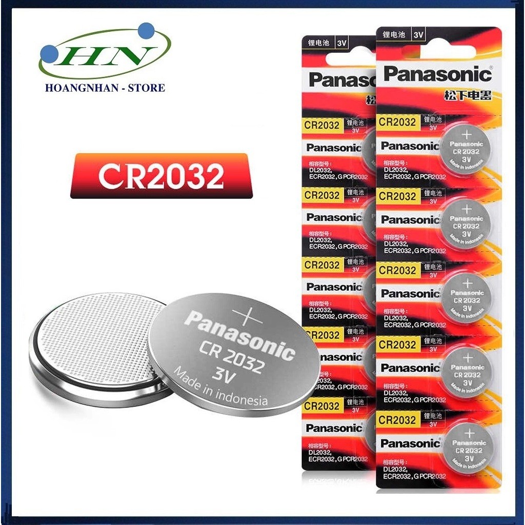 Pin CMOS CR2032 PANASONIC 3V Lithium- CR2032 Panasonic | Shopee Việt Nam