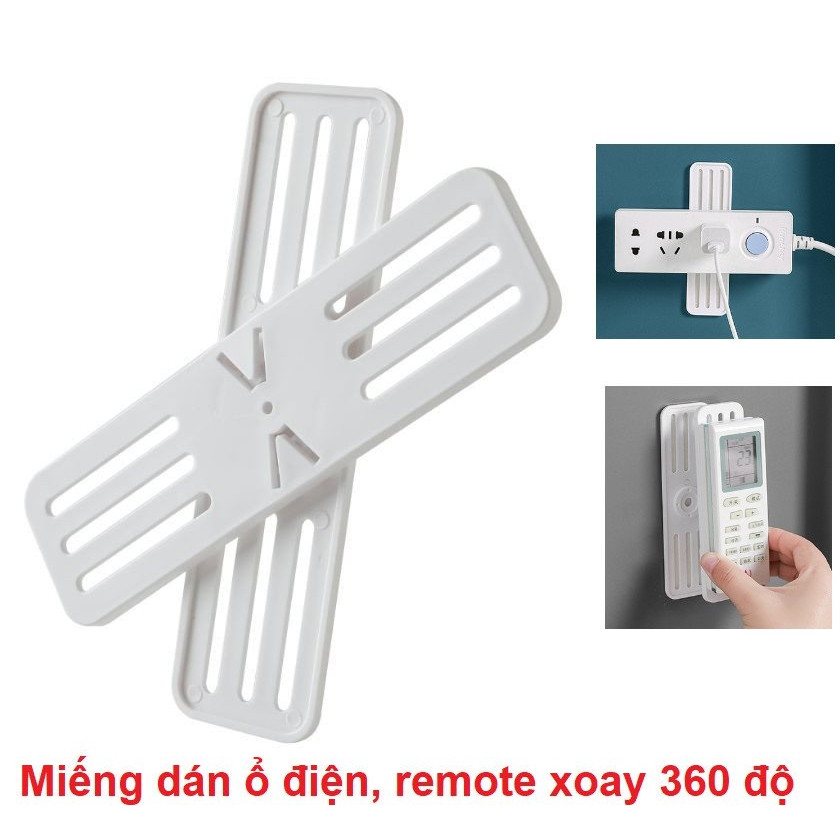 Miếng Dán Ổ Điện, Remote Xoay 360 Độ | Shopee Việt Nam