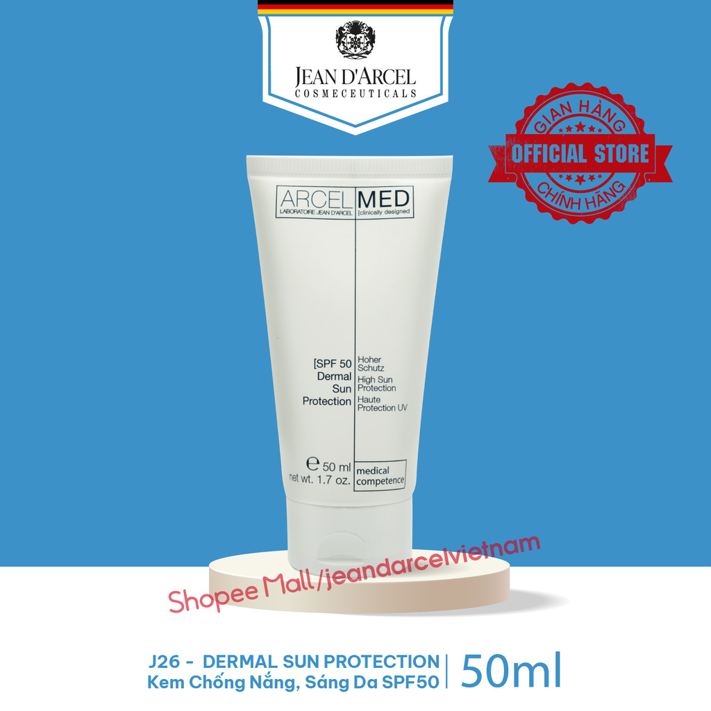 J26 Kem chống nắng, sáng da - Dermal Sun Protection Sfp 50 50ml - Jean ...