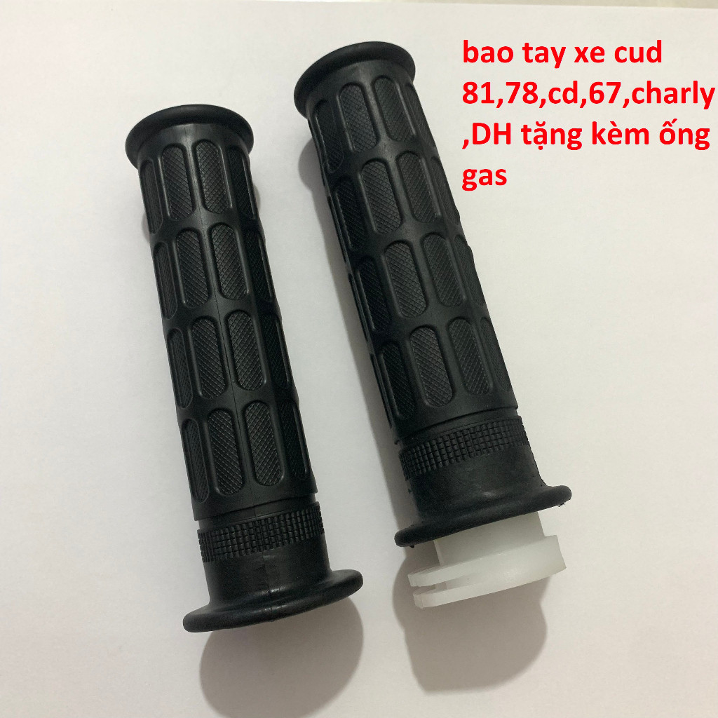 Bao tay cao su tay nắm xe honda cub 81,82,78 cd,67,charly kèm tặng ống ...