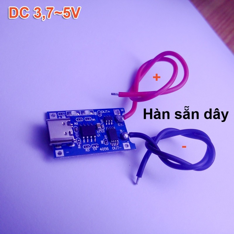 Mạch Sạc Pin Li-ion 18650 3.7v TP4056 Có Bảo Vệ Mạch Sạc Pin 1S ...