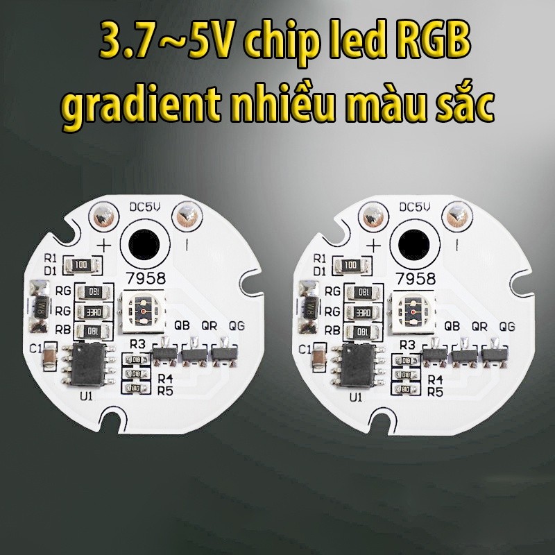 Chip LED 5V RGB tự đổi gradient nhiều màu sắc | Shopee Việt Nam