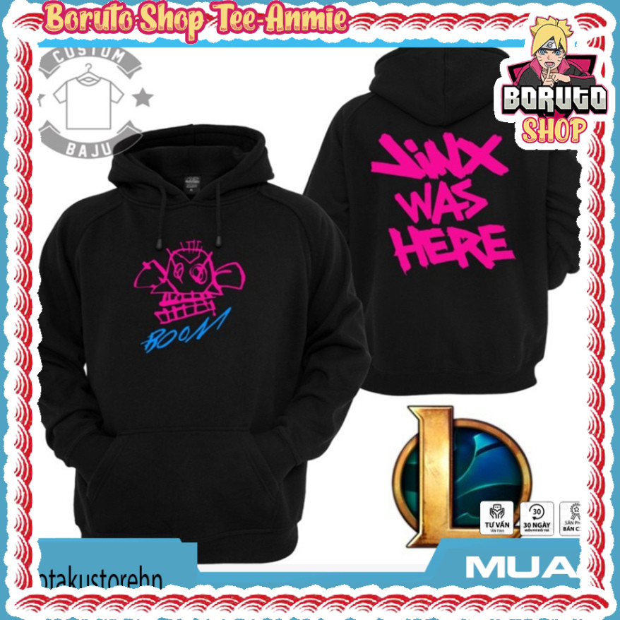 Hoodie Jinx Spray Boom Game League of Legends Arcane 850 BorutoShop ...