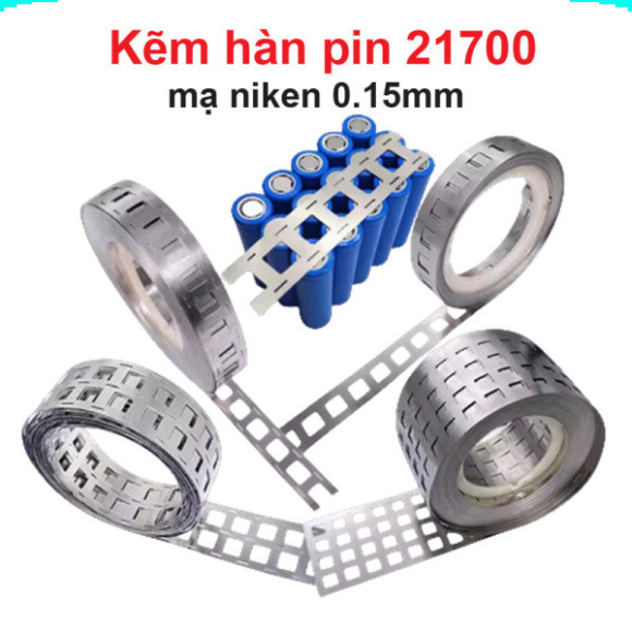 (1 mét) Kẽm hàn pin 21700 mạ niken 0.15mm | Shopee Việt Nam
