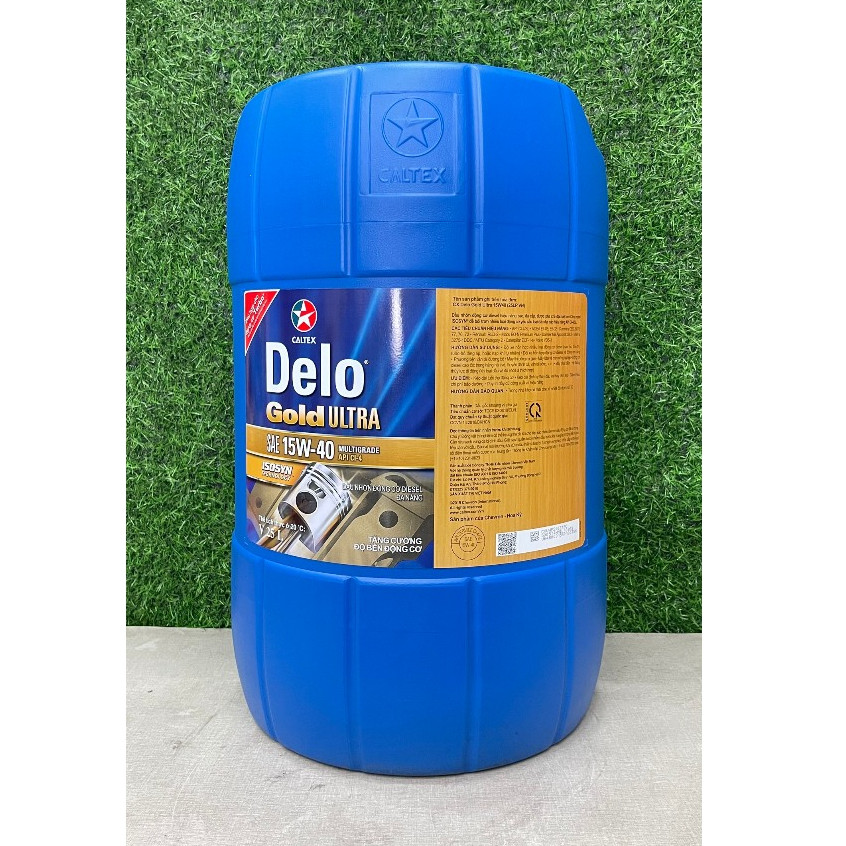 [ HÀNG CHÍNH HÃNG ] Dầu Nhớt Caltex Delo Gold Ultra SAE 15W-40 API CI-4 Turbo (25 Lít) | Shopee ...