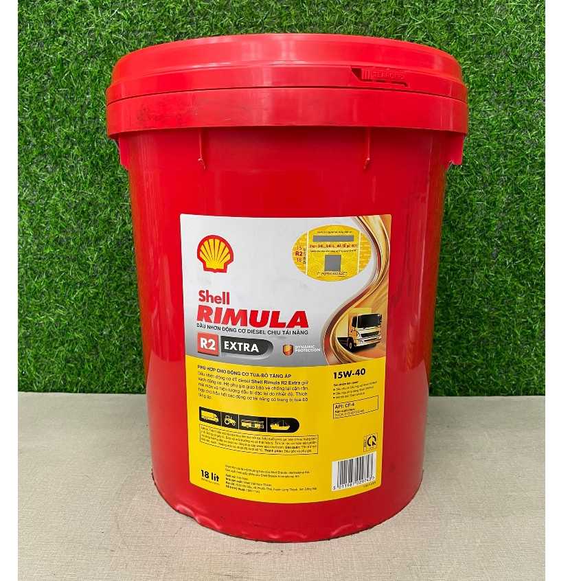 [ HÀNG CHÍNH HÃNG ] Nhớt Shell Rimula R2 Extra 15W-40 (18L) | Shopee ...