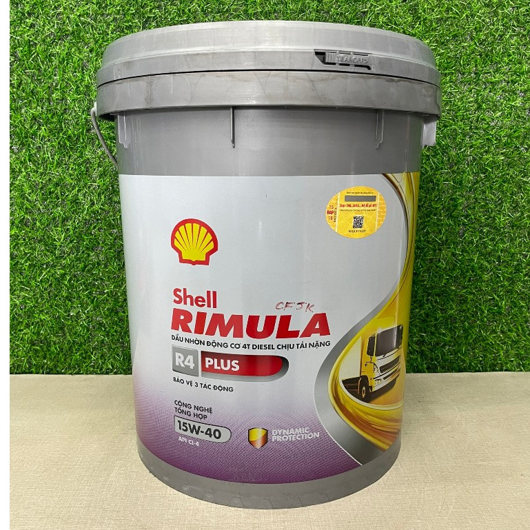 [ HÀNG CHÍNH HÃNG ] Nhớt Shell Rimula R4 15W40 CI4 – 18L | Shopee Việt Nam