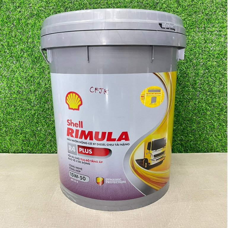 [HÀNG CHÍNH HÃNG] Nhớt Shell Rimula R4 PLUS 15W50 CI-4 (18L) - Chuyên ...