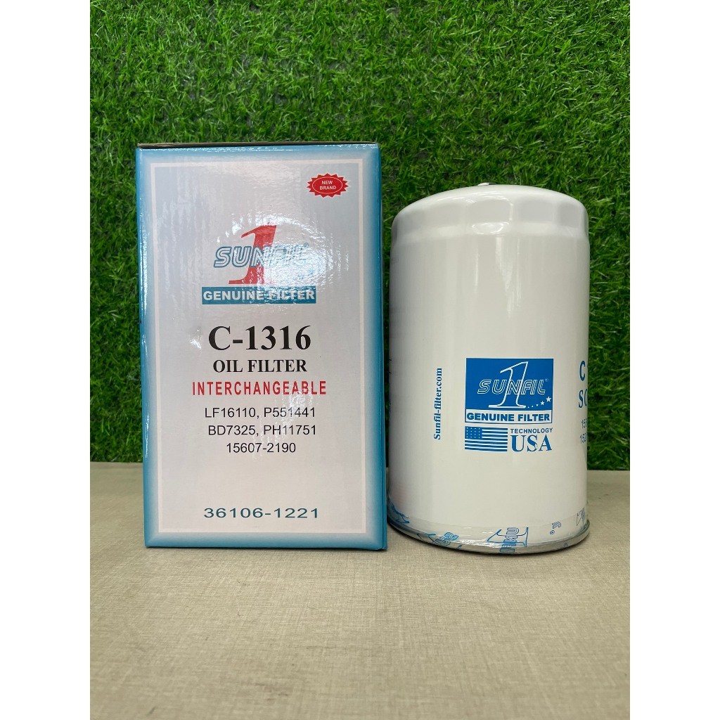 [Hàng Chính Hãng] Lọc nhớt Sunfil1 C-1316 dùng cho xe Hino 500 | Shopee Việt Nam