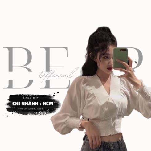 ÁO NỮ CỔ CHÉO BO EO áo kiểu cropto - AK0020 | bear.story | Shopee Việt Nam