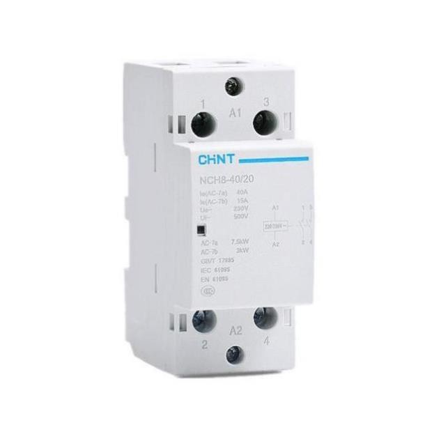Chint Khởi động từ, contactor 1 pha CHINT NCH8 40A/220V (Xám) (hàng chính hãng) | Shopee Việt Nam