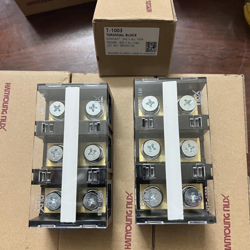 HanYoung Cầu Đấu Điện 3P 20A, 30A, 60A: HYT-203, HYT-303, HYT-603 Hanyoung Nux | Shopee Việt Nam