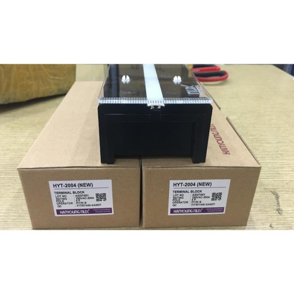 HanYoung Domino Cầu đấu liền khối 4P 200A, Hanyoung HYT-2004 | Shopee Việt Nam