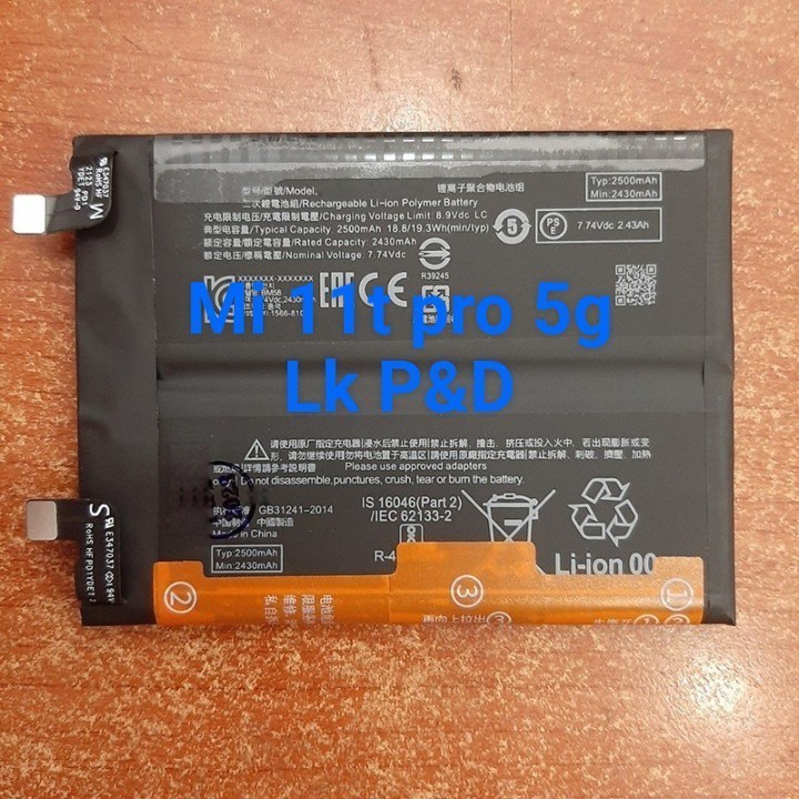 Pin Xiaomi Mi 11T Pro 5G | Shopee Việt Nam
