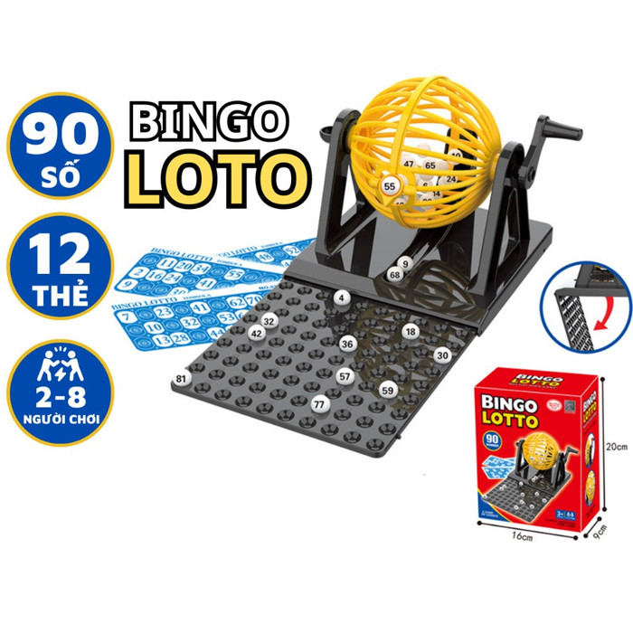 BỘ TRÒ CHƠI LOTO BINGO 90 SỐ | Shopee Việt Nam