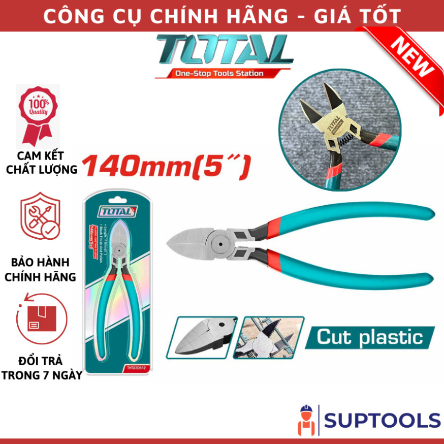 Kìm cắt nhựa TOTAL 140mm / 160mm THT230512 - THT230612 (Đồ nghề Chính ...