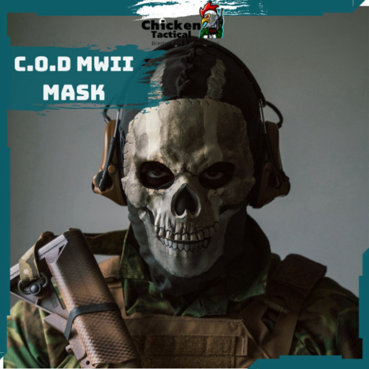 Mặt nạ Ghost Call Of Duty MWII hoá trang siêu ngầu | Shopee Việt Nam