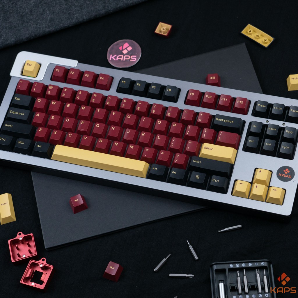 Keycap Red Samurai | Nhựa PBT | Profile OEM/Cherry | In double shot ...